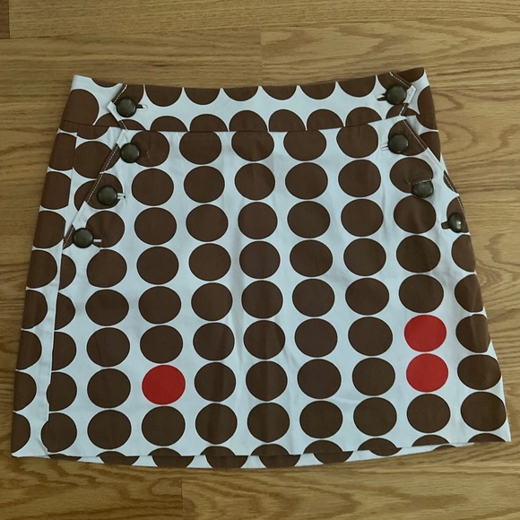 J. Crew | Skirts | J Crew Polka Dot Mod Mini Skirt 6 | Poshmark